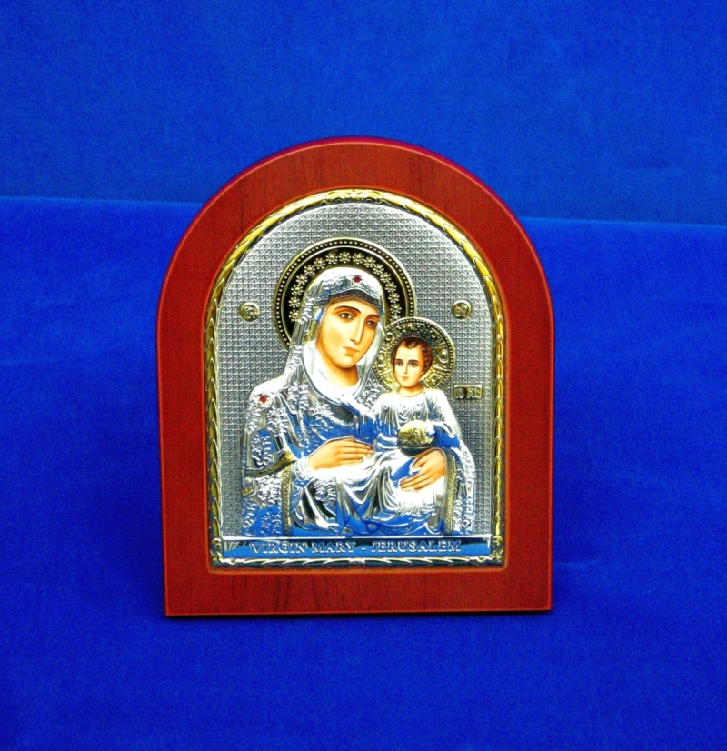 Icoana argint Maica Domnului E499XD - 499 6 | Magazin MMB