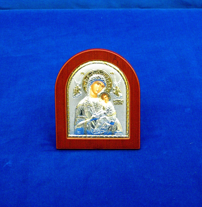 Icoana argintata si aurita Maica Domnului 30-8 | Magazin MMB