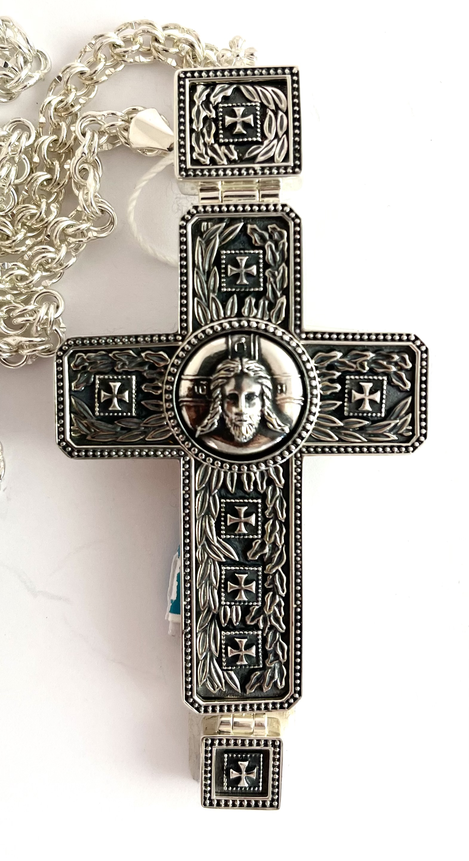 Cruce pectorală argintată A3 | Magazin MMB